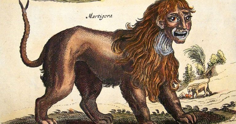 The Lion with a Human Face: The Manticore - Risques-niger
